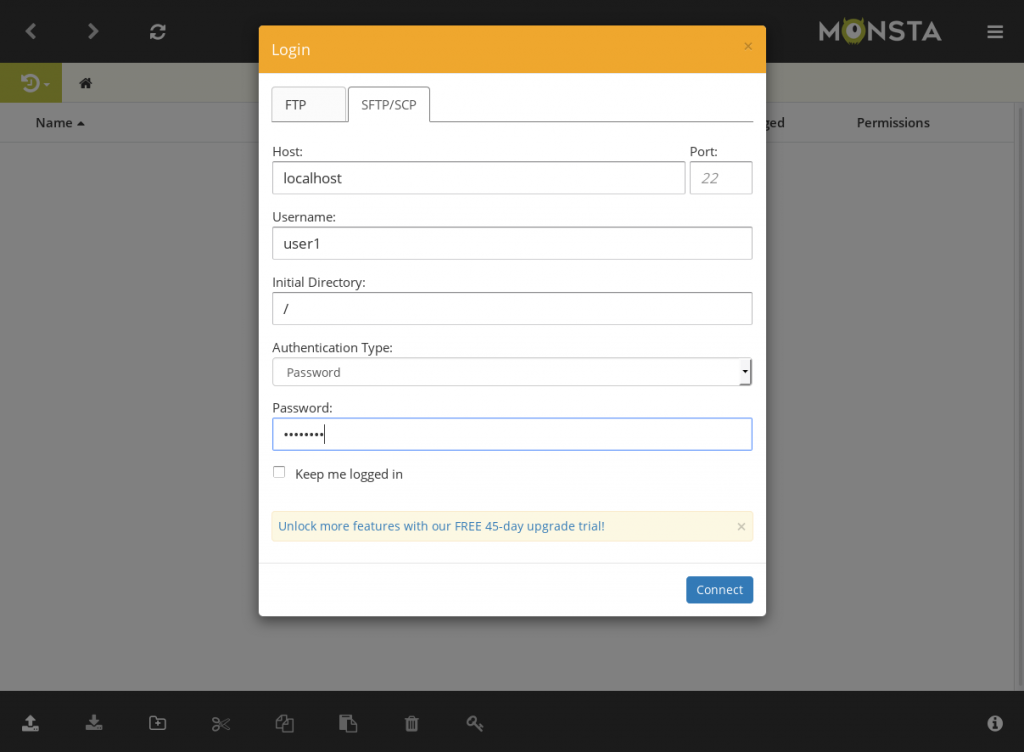 WebベースのFTP/SFTP/SCPクライアント Monsta FTP を使ってみる | ITログ